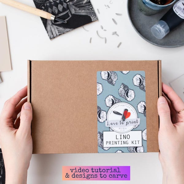 Lino Printing Kit - Etsy UK