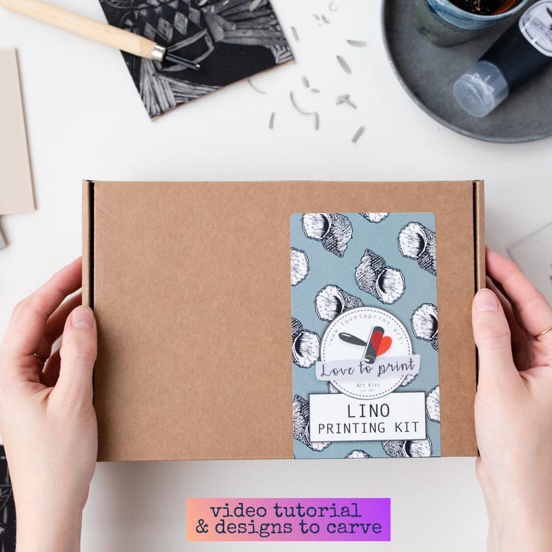 Lino Printing Kit - Etsy UK