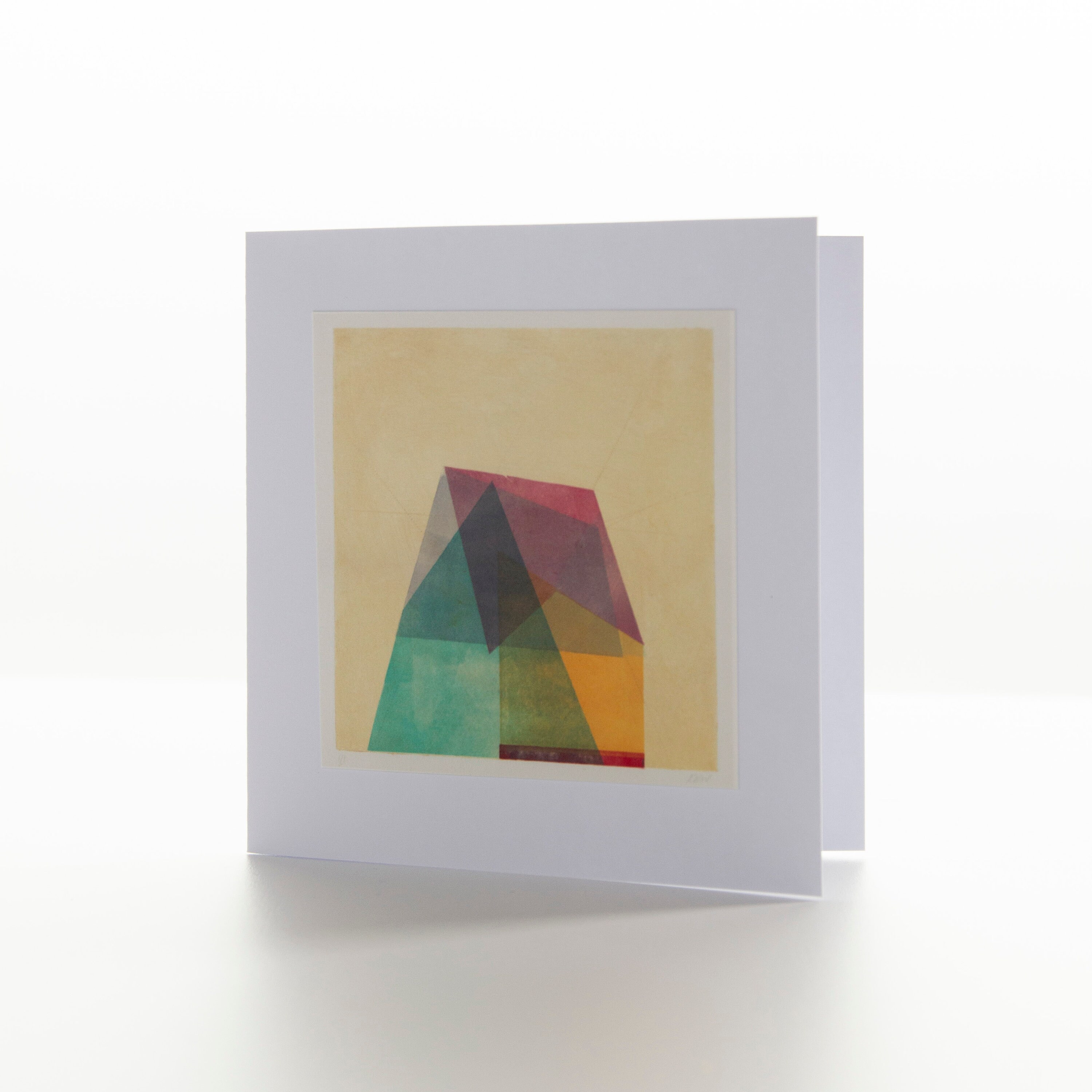 Shelter geometric card — Kate Watkins | Artist & Printmaker