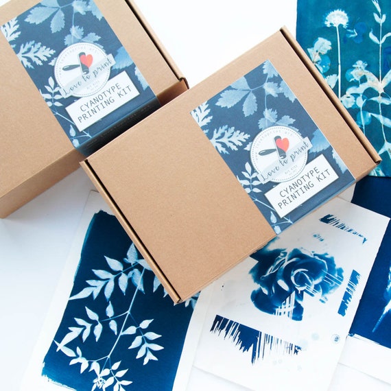 Cyanotype Kit Make Your Own Blueprints at Home | Etsy UK