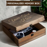 Wooden Keepsake Box - Etsy