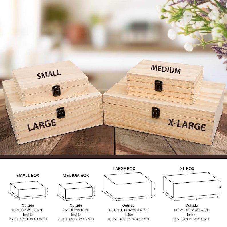 Personalized Valentine’s Day Keepsake Box, Custom Engraved Wooden ...
