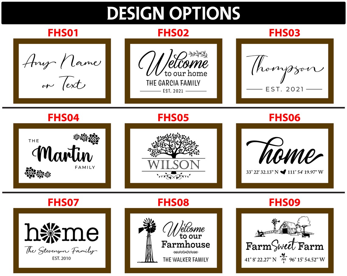 Custom Wood Sign, Rustic Farmhouse Sign, Home Wall Decor, Personalized ...