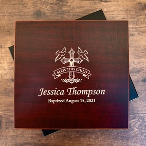 Baptism Gift, Baptism Memory Box, Keepsake Box, Baptism Gift for Boy ...