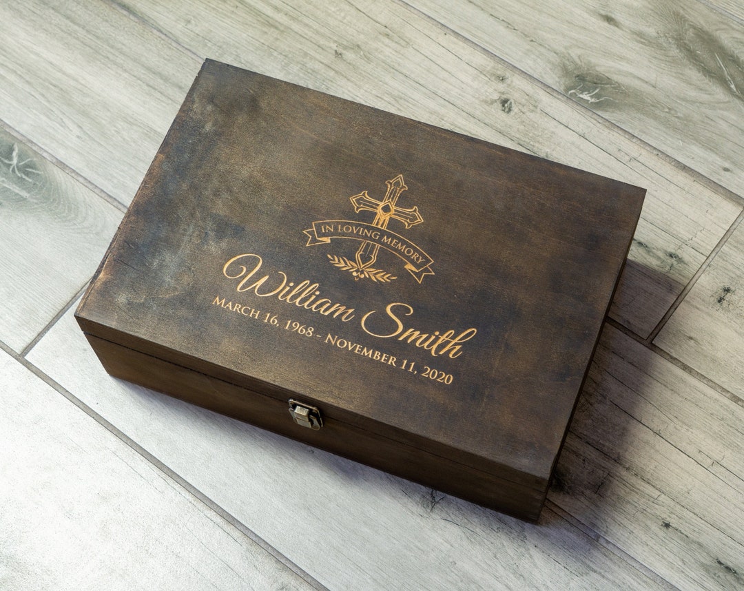 Memorial Gift Box, Memorial Gifts, Memory Box, Memorial Keepsake ...