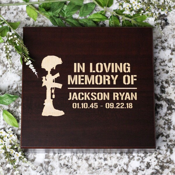 Wooden Soldier Box - Etsy