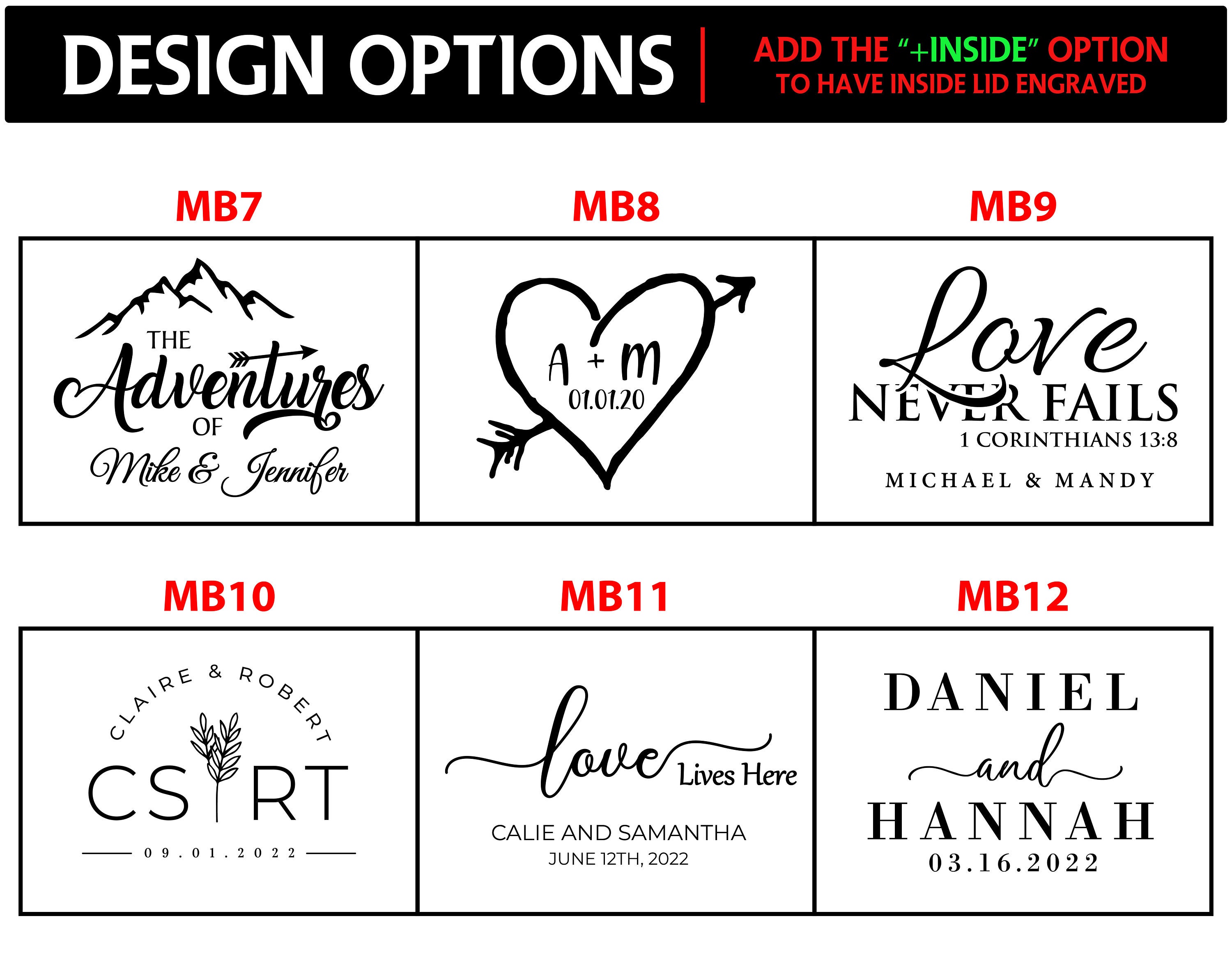 Wood Memory Box Classy Wooden Keepsake Box Personalized - Etsy