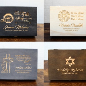 Confirmation Gift Box, Gifts for Confirmation Ceremony, RCIA Gift, Personalized, Confirmation ...