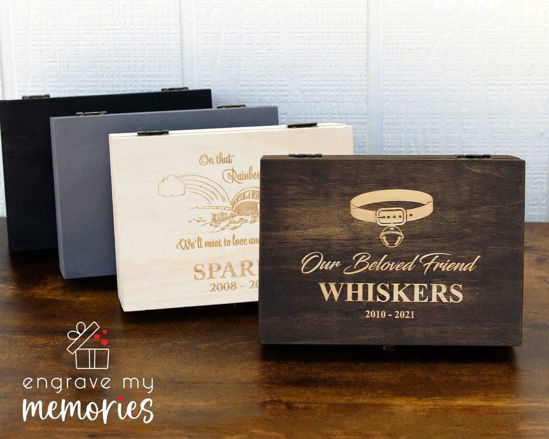 Cat Memorial Keepsake, Pet Cat Memorial Box, Pet Loss, Bereavement Gift ...