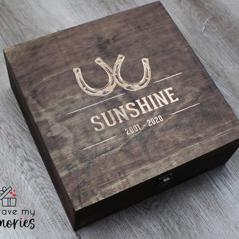 Memory Boxes Horse - Etsy