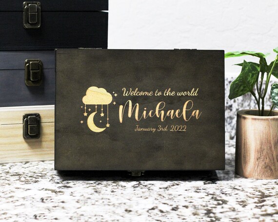 Its A Boy Baby Memory Box Baby Keepsake Box Baby Shower - Etsy