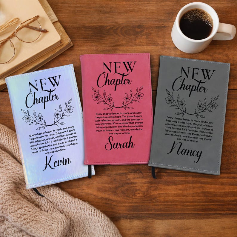 Personalized New Chapter Journal, Retirement Gift for Coworker Boss ...
