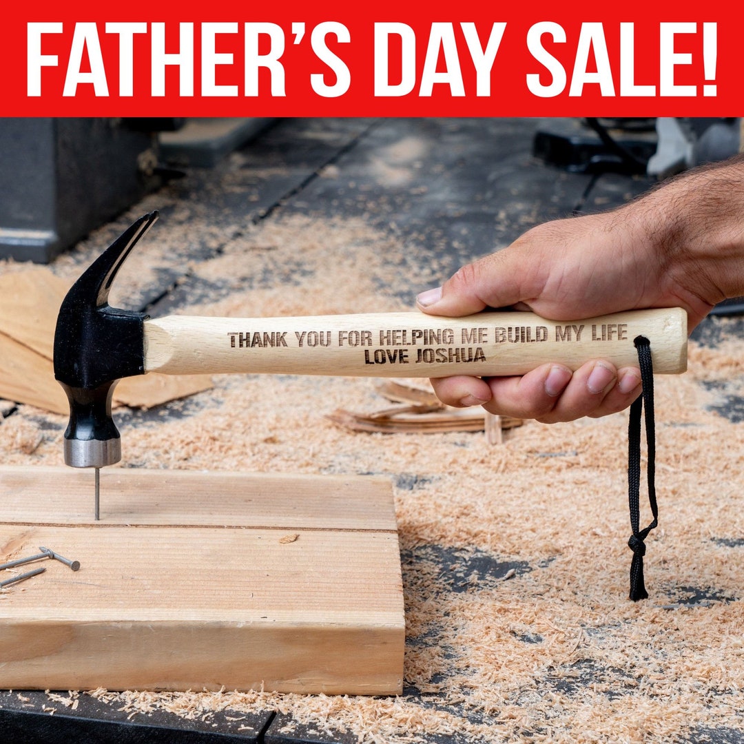 Engraved Hammer, Father's Day Dad Gift, Personalized Hammer, Best Dad ...