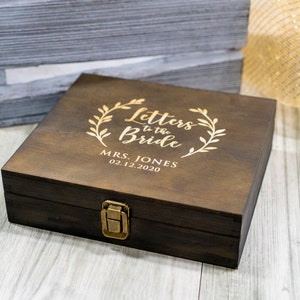 Letters to the Bride, Bridal Box Gift, Engagement Gift Box, Advice to ...