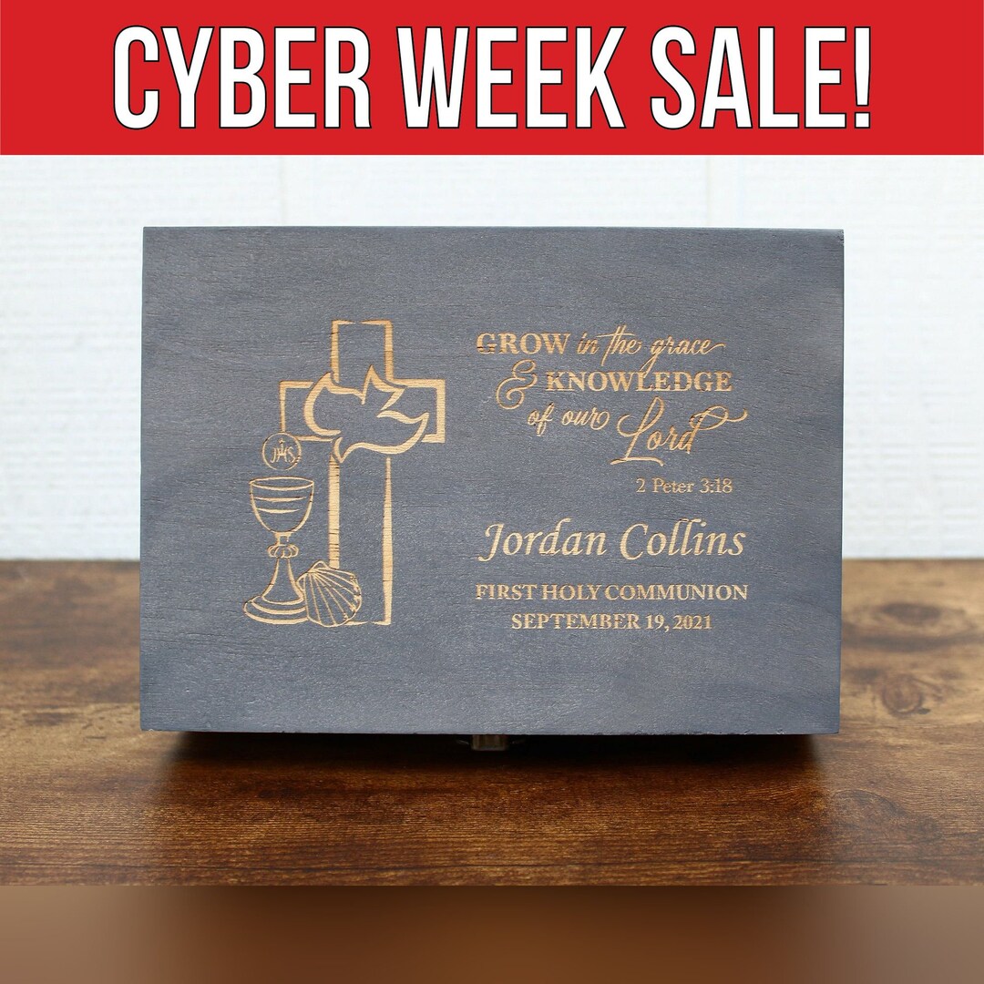 First Holy Communion Gift Box Memory Box 1st Communion - Etsy