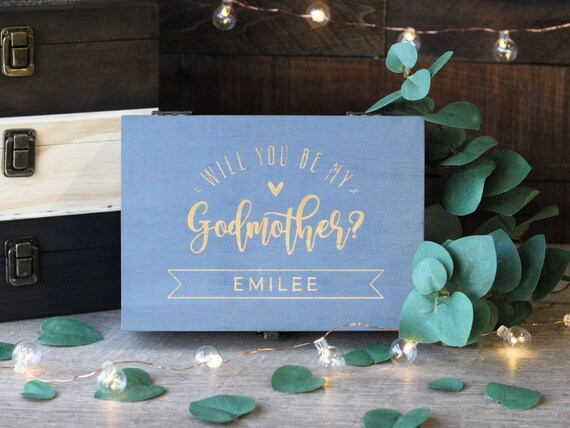 Godparent Proposal Box Godmother Proposal Gift Fairy - Etsy