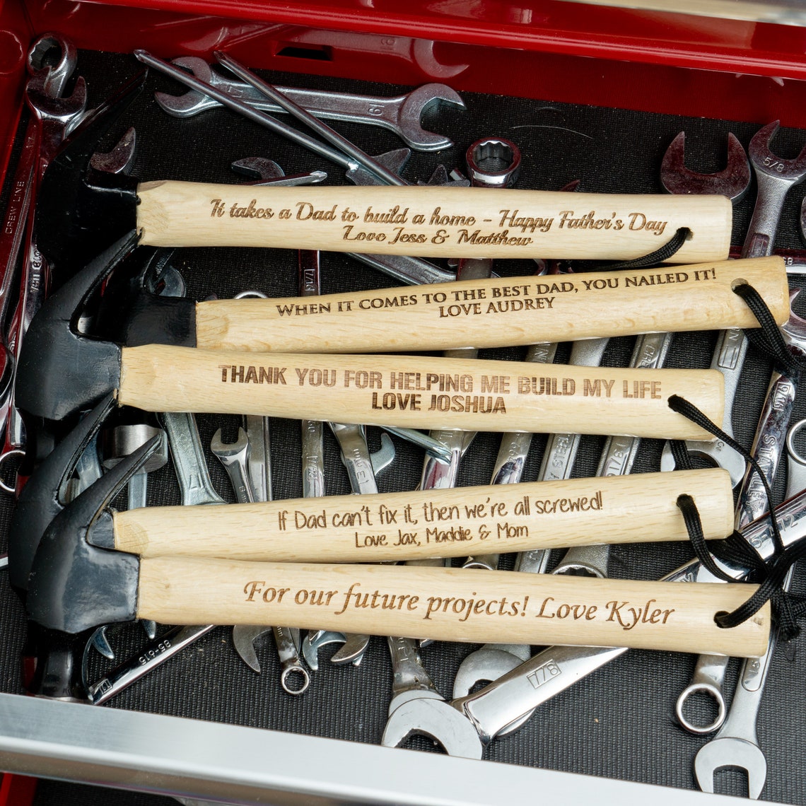 Wood Hammer Tool, Custom Hammer, Personalize Tool, Engrave Hammer ...