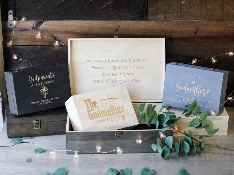 Godparent Proposal Box Godmother Proposal Gift Fairy - Etsy