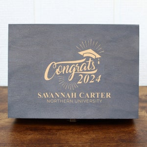 Graduation Memory Box, Personalized Gift Box, Graduation Gift Ideas ...