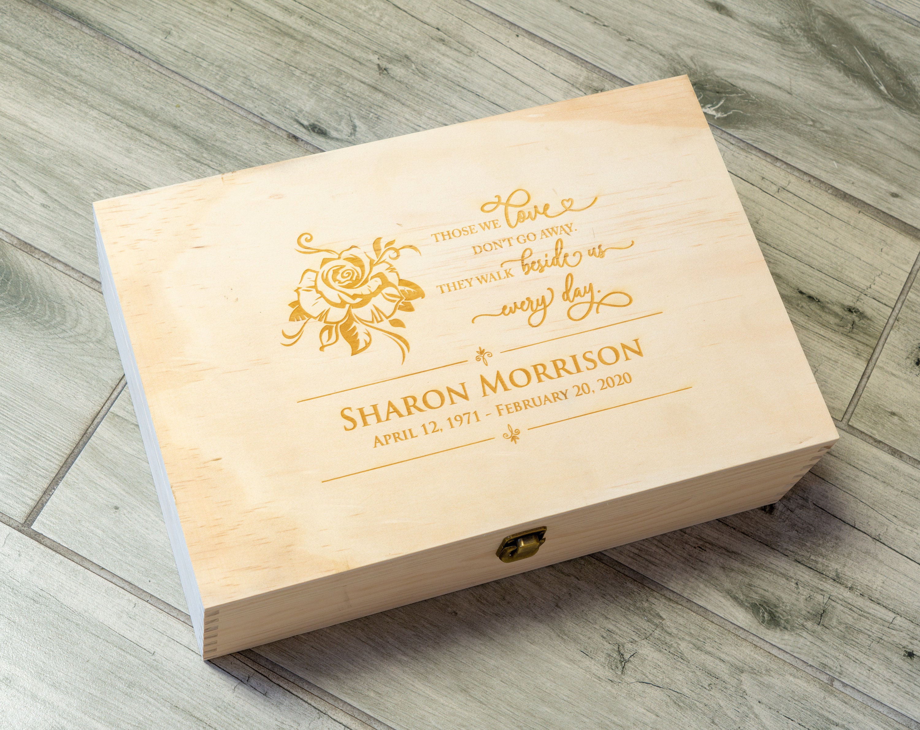 Memorial Gift Box Memorial Gifts Memory Box Memorial | Etsy