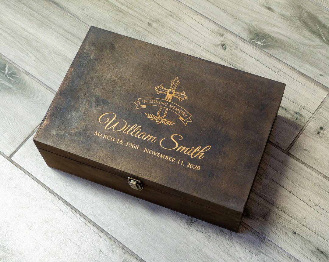 Memorial Gift Box, Memorial Gifts, Memory Box, Memorial Keepsake ...