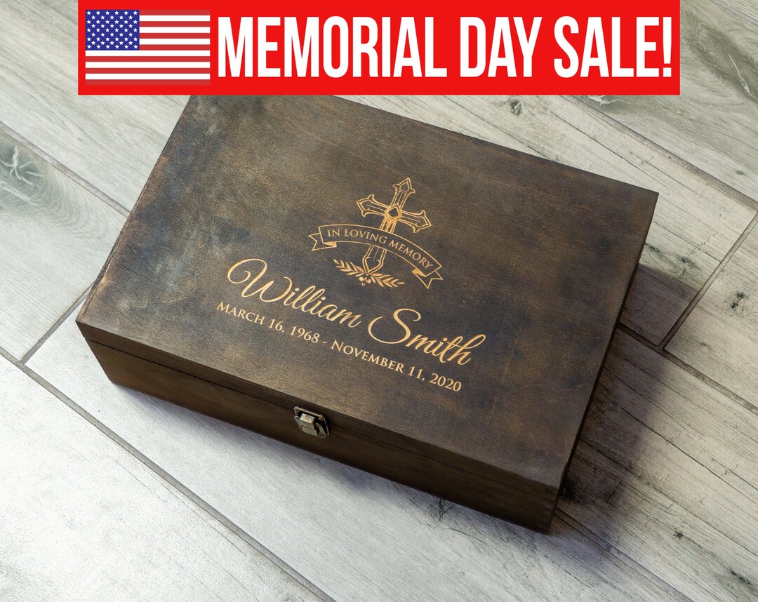 Memorial Gift Box, Memorial Gifts, Memory Box, Memorial Keepsake ...