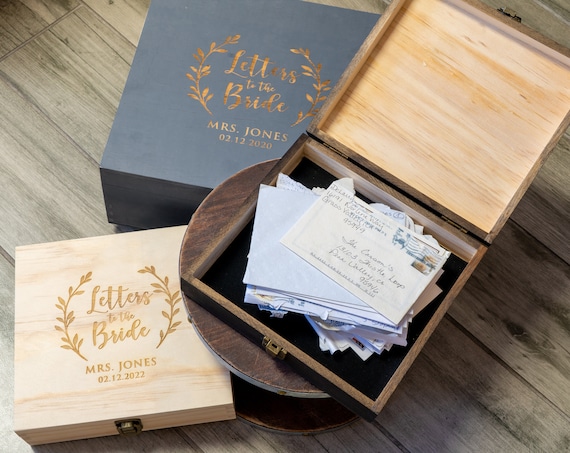 Letters to the Bride Bridal Box Gift Engagement Gift Box - Etsy