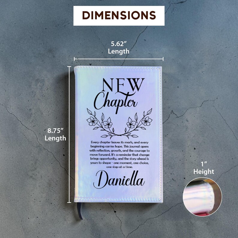 Personalized New Chapter Journal, Retirement Gift for Coworker Boss ...