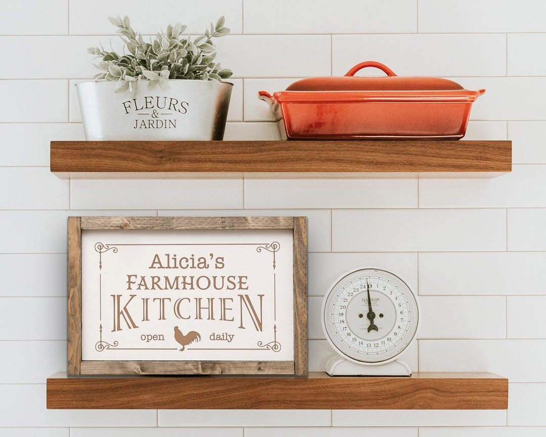 Custom Wood Sign, Rustic Farmhouse Sign, Home Wall Decor, Personalized ...