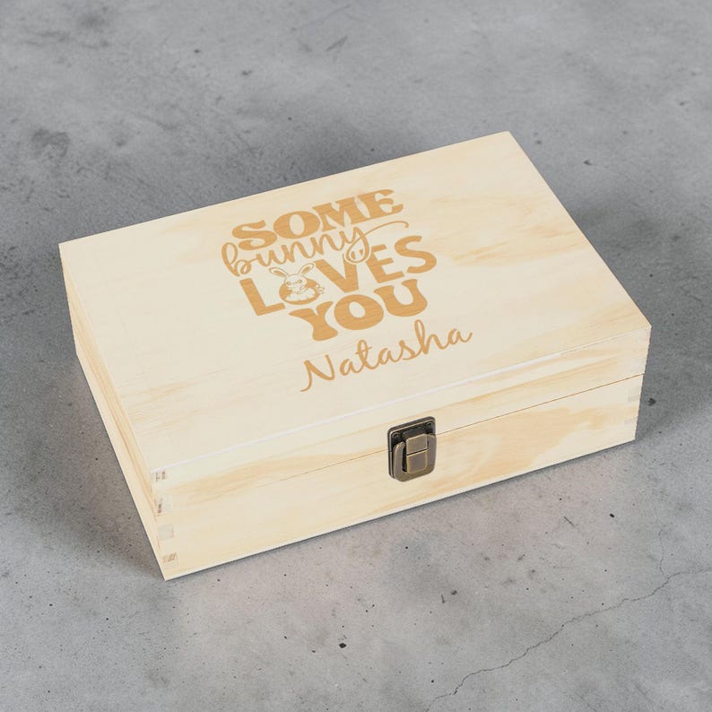 Personalized Christian Easter Gift Box, He is Risen Easter Blessings ...