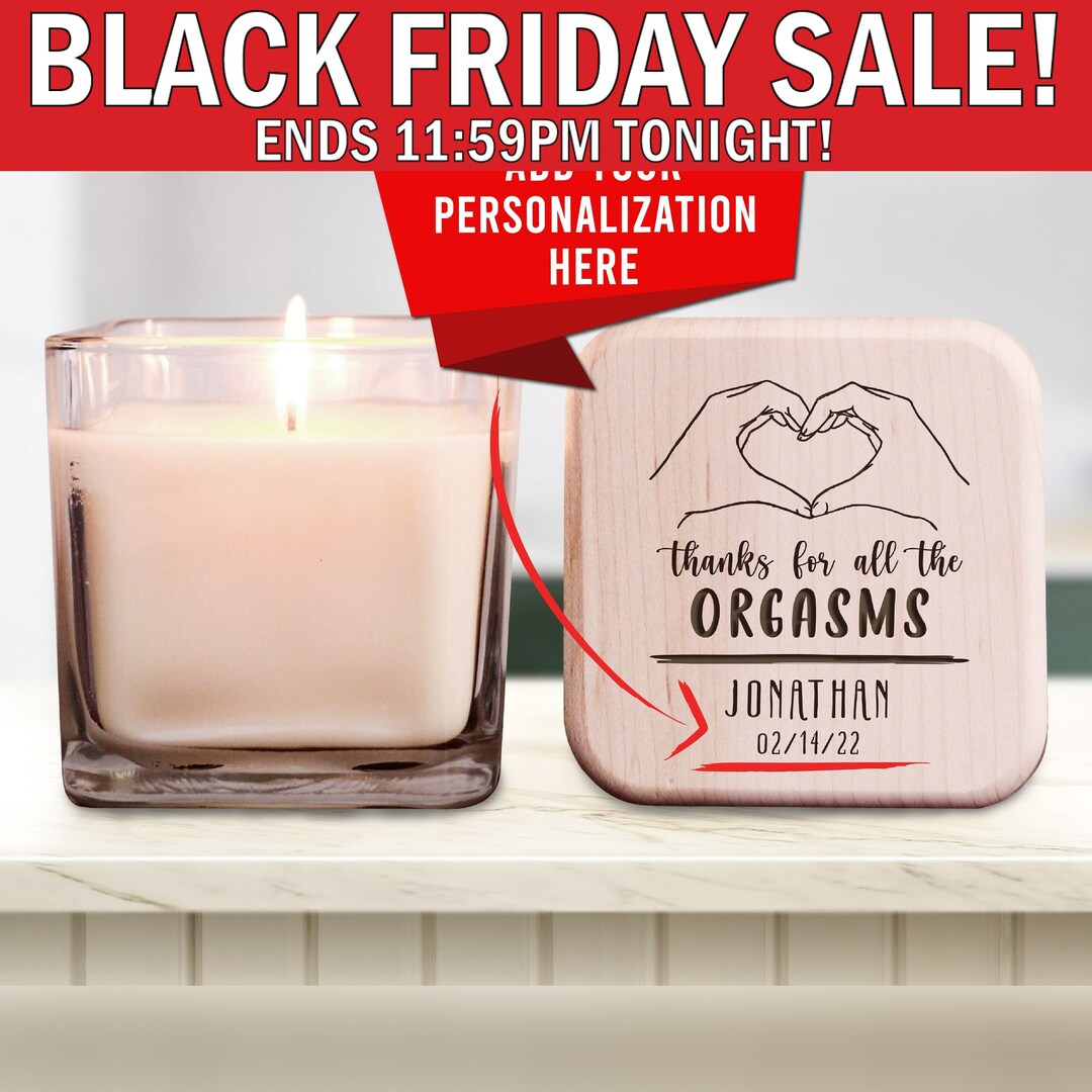 Thanks for All the Orgasms Candle Dirty Candle Gift Gag - Etsy