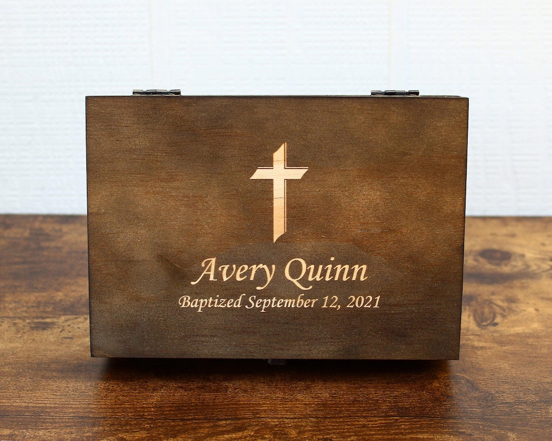 Boy First Communion Gift Memory Box, Cute Gift Idea for 1st Communion ...