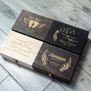 Memorial Gift Box, Memorial Gifts, Memory Box, Memorial Keepsake ...
