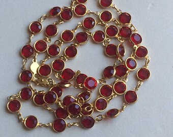 Bezel Set Ruby | Etsy