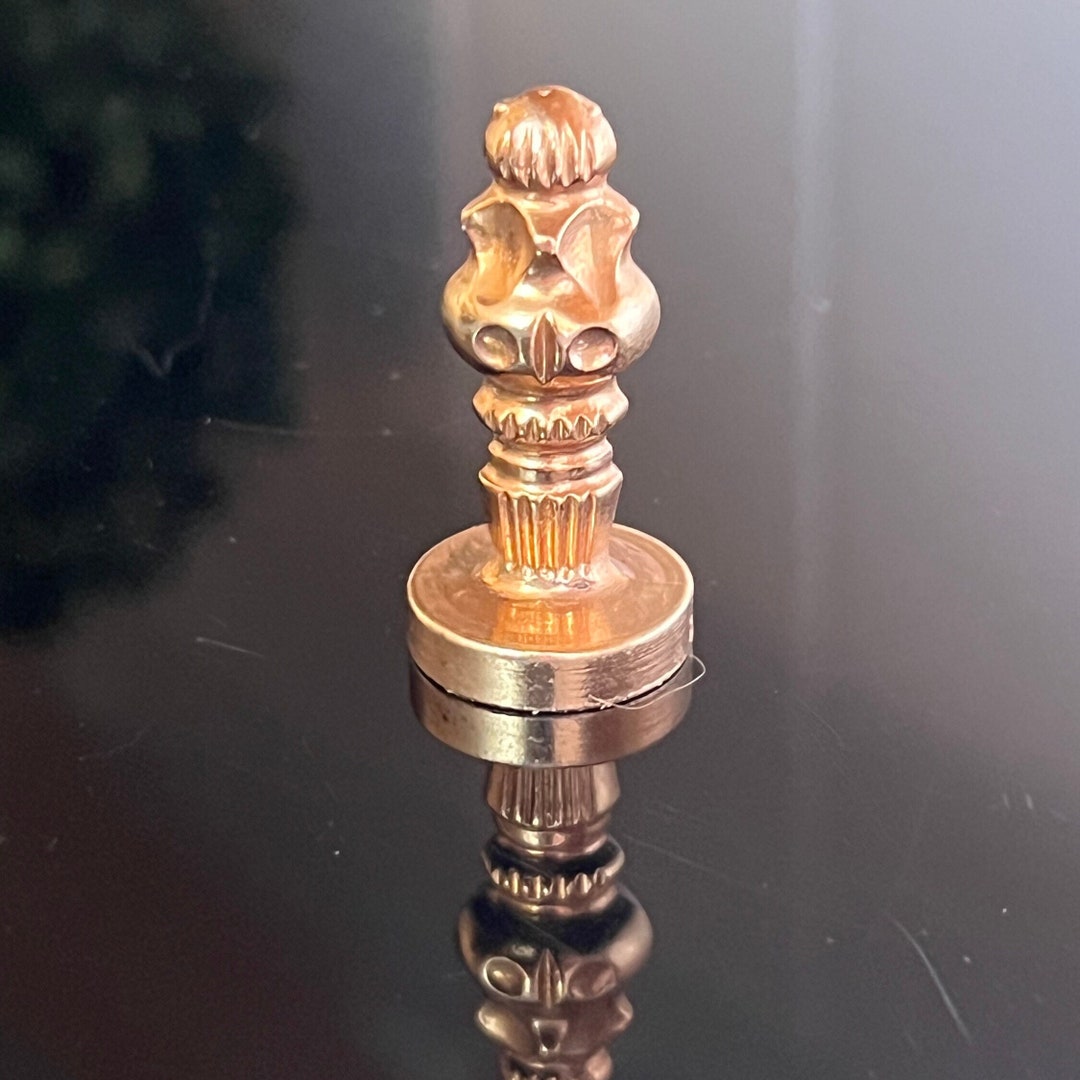 Ornate Antique Desk Wax Seal, Initial Y, Heavily Gilded - Etsy