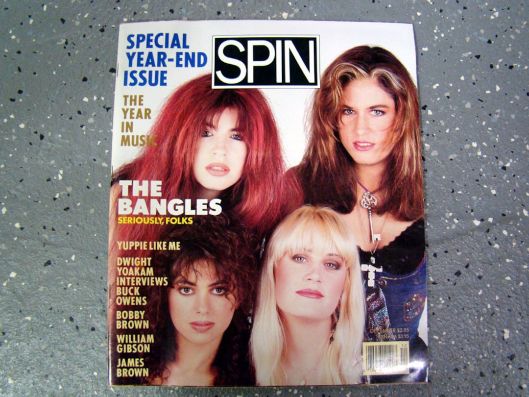 The Bangles - Spin Magazine - December 1988 - Very Rare - Etsy