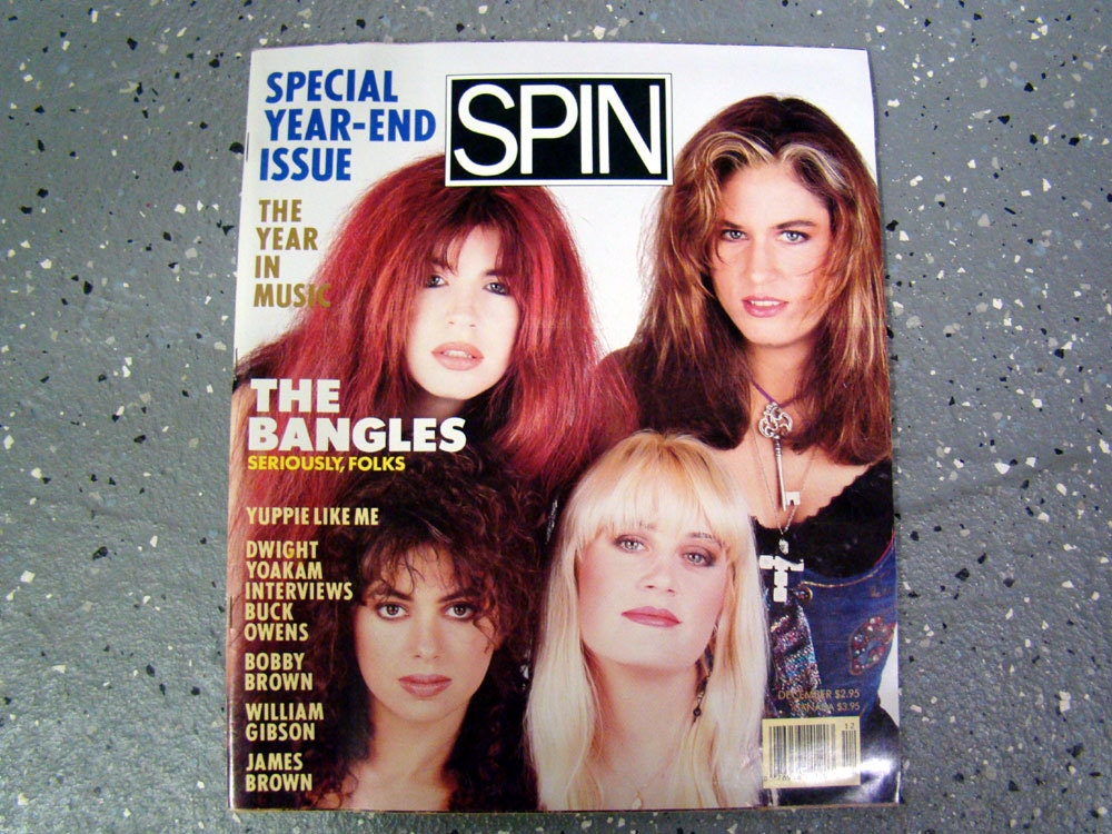 The Bangles - Spin Magazine - December 1988 - Very Rare - Etsy