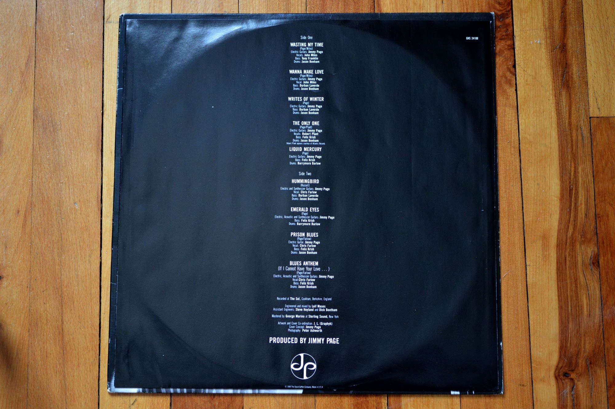 Jimmy Page Outrider Vinyl Record Promo Pressing 33 Rpm - Etsy