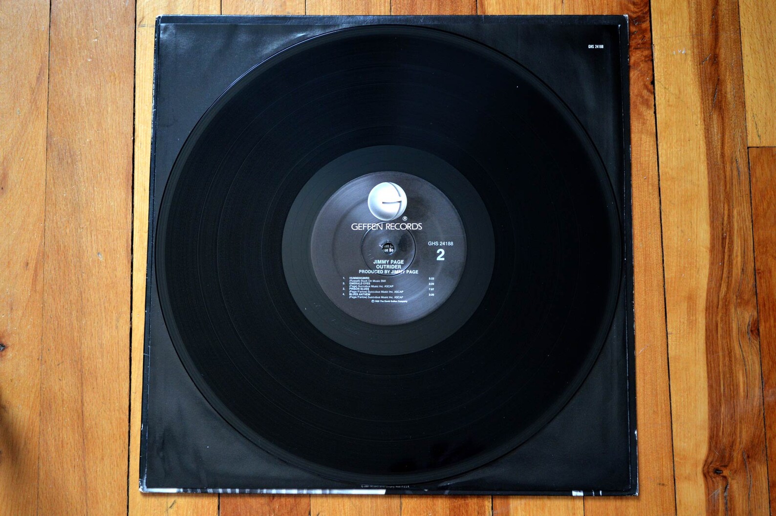 Jimmy Page Outrider Vinyl Record Promo Pressing 33 Rpm - Etsy