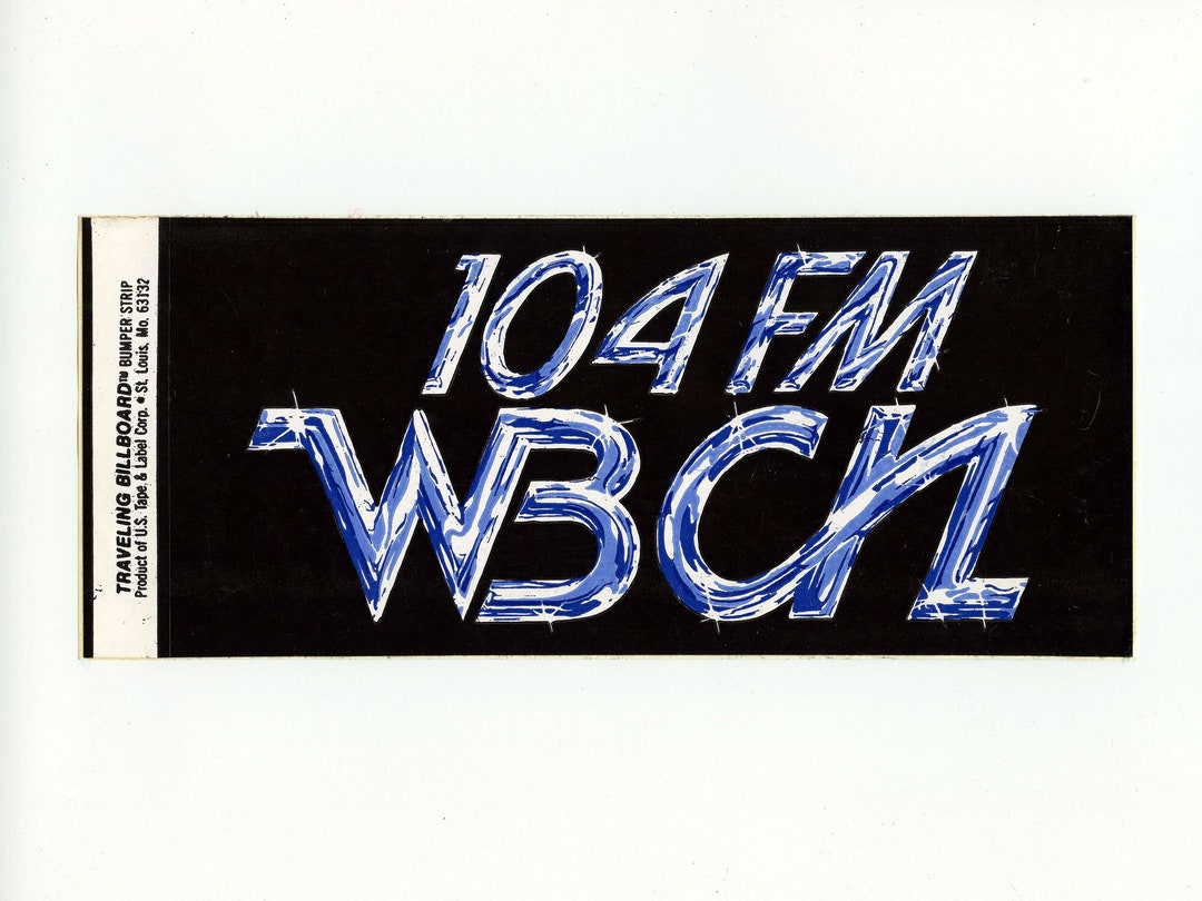 WBCN - Bumper Sticker - 1980's - Etsy