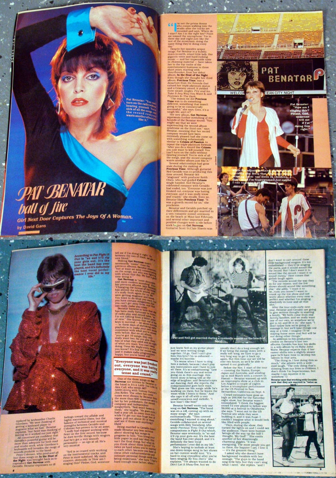 Pat Benatar - Hit Parader Magazine - February 1983 - Etsy