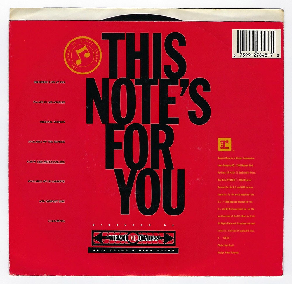 Neil Young & the Bluenotes - This Note's for You (edited Live Version ...