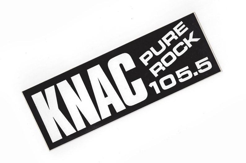 105.5 KNAC - Bumper Sticker - 1995 - Etsy