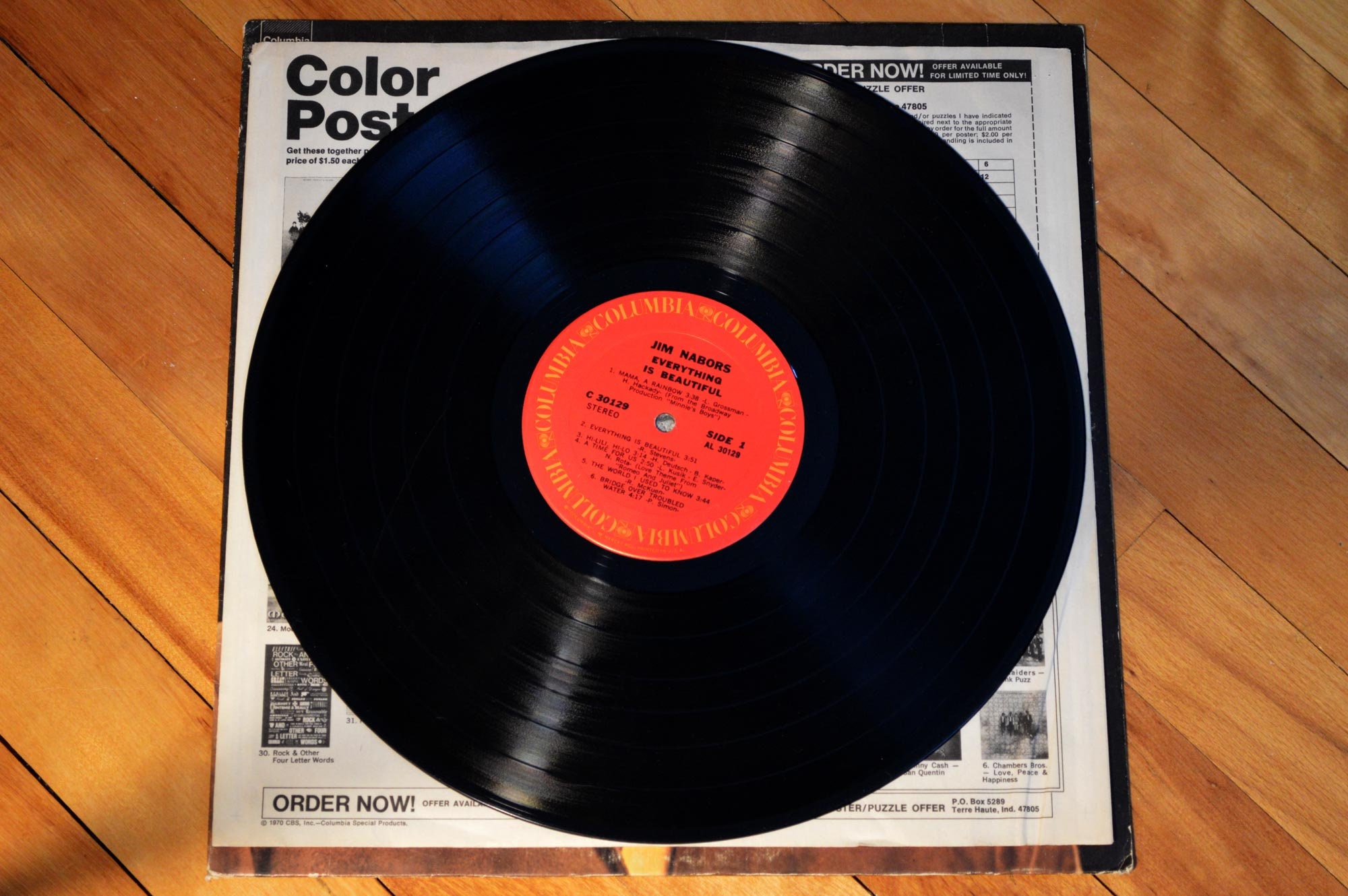 Jim Nabors Everything is Beautiful Original Pressing Vinyl Record 33 ...