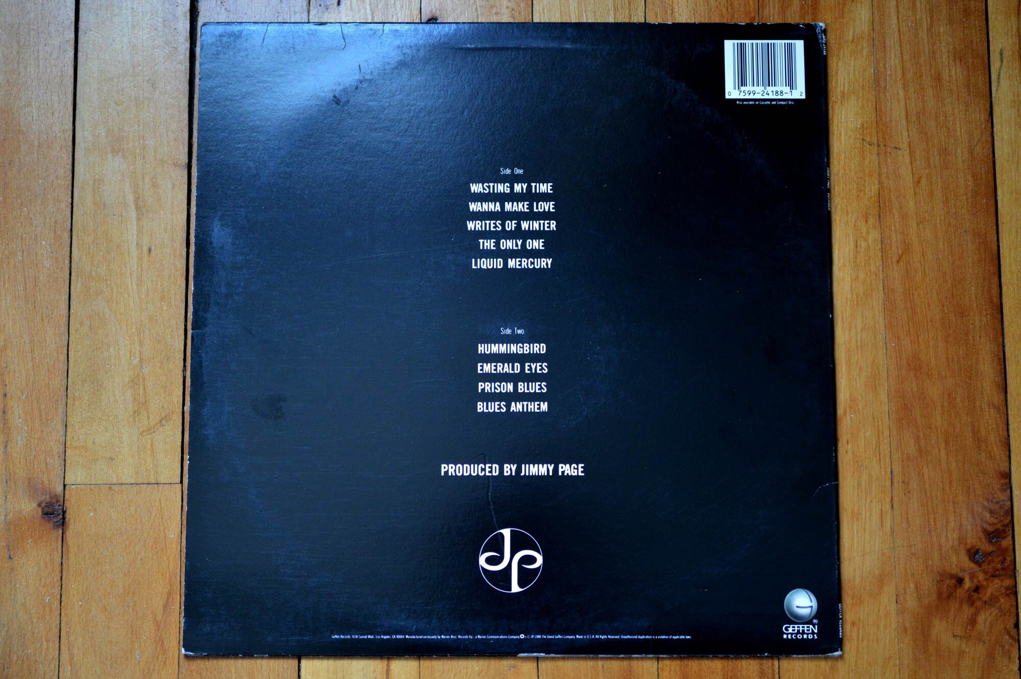 Jimmy Page Outrider Vinyl Record Promo Pressing 33 Rpm - Etsy