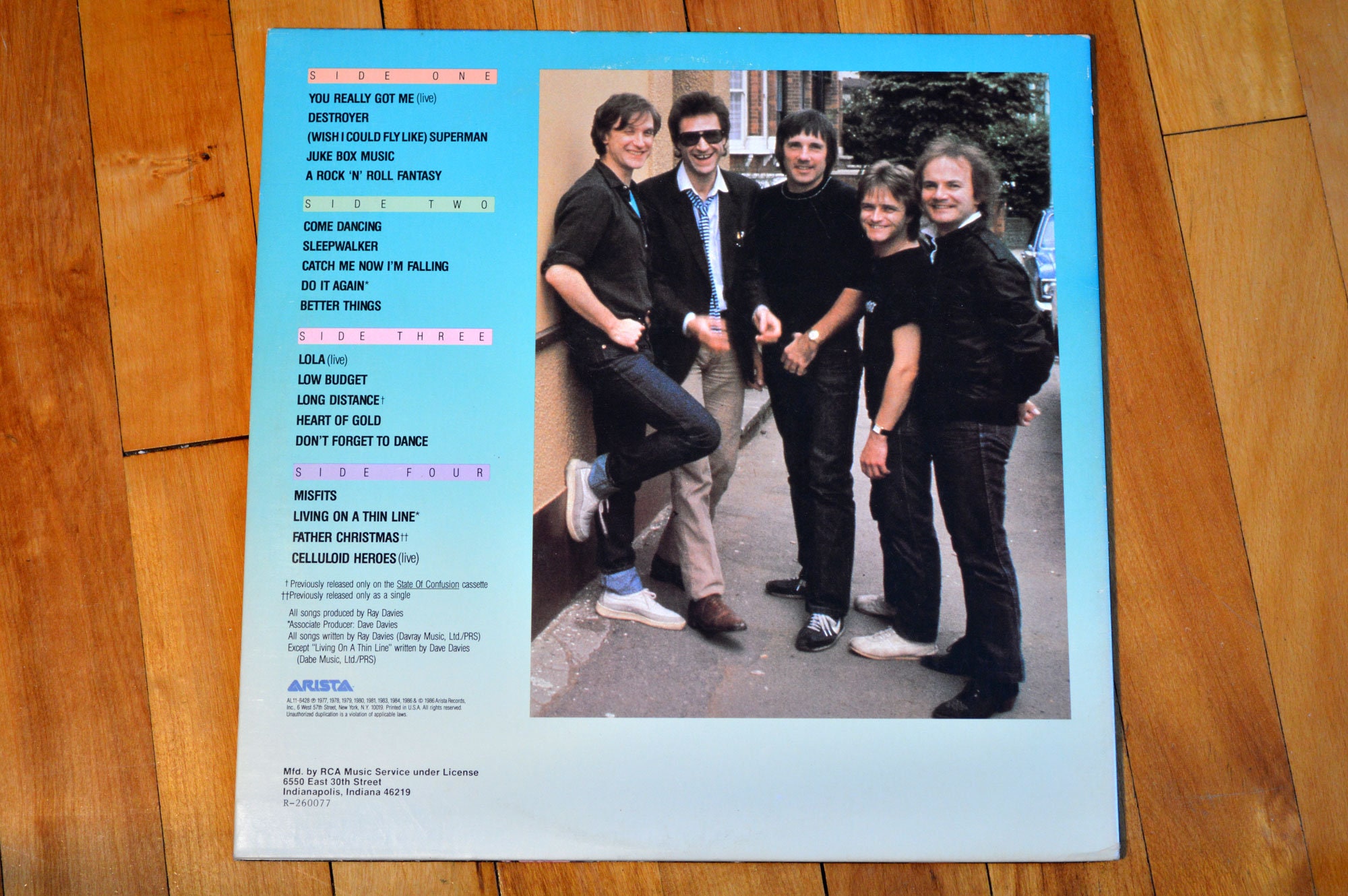 The Kinks - Come Dancing With the Kinks - Vinyl Record - Double Album ...