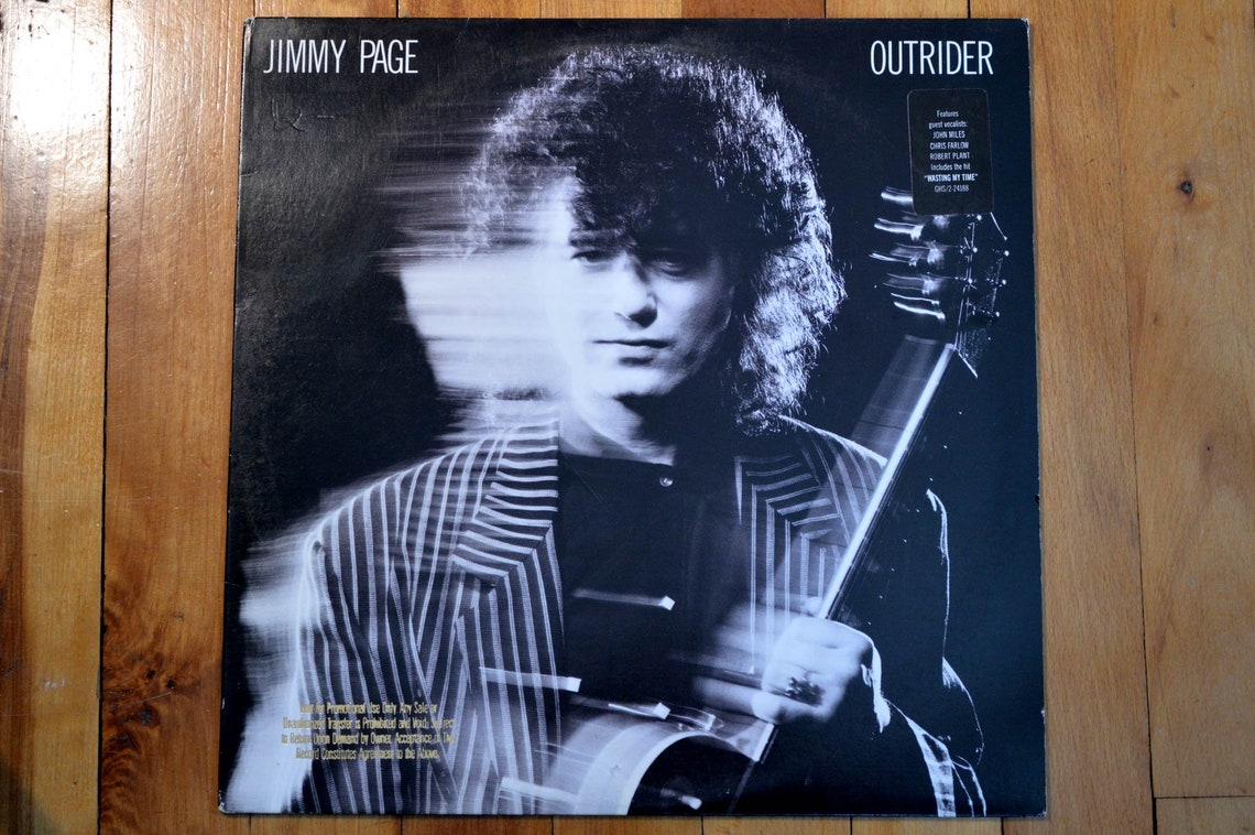 Jimmy Page Outrider Vinyl Record Promo Pressing 33 Rpm - Etsy