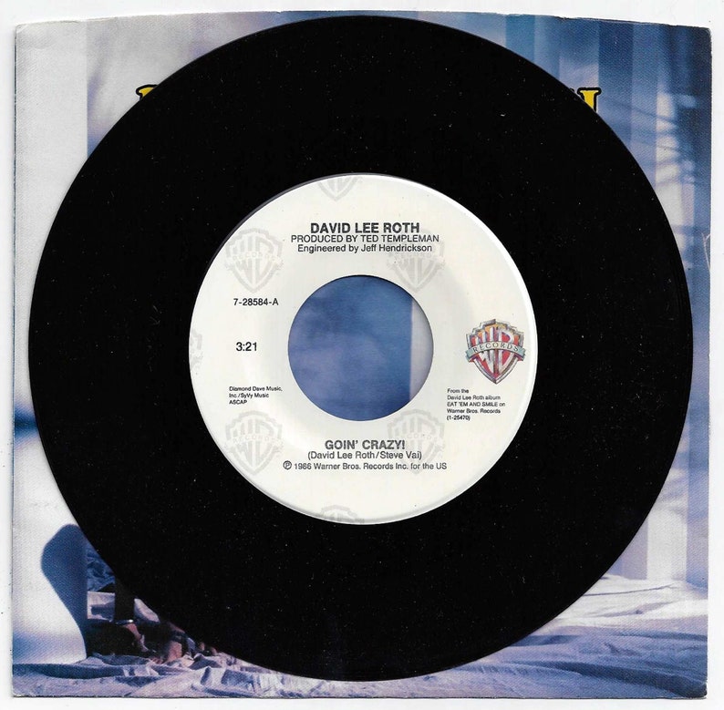 David Lee Roth Goin' Crazy / Loco Del Calor Vinyl | Etsy