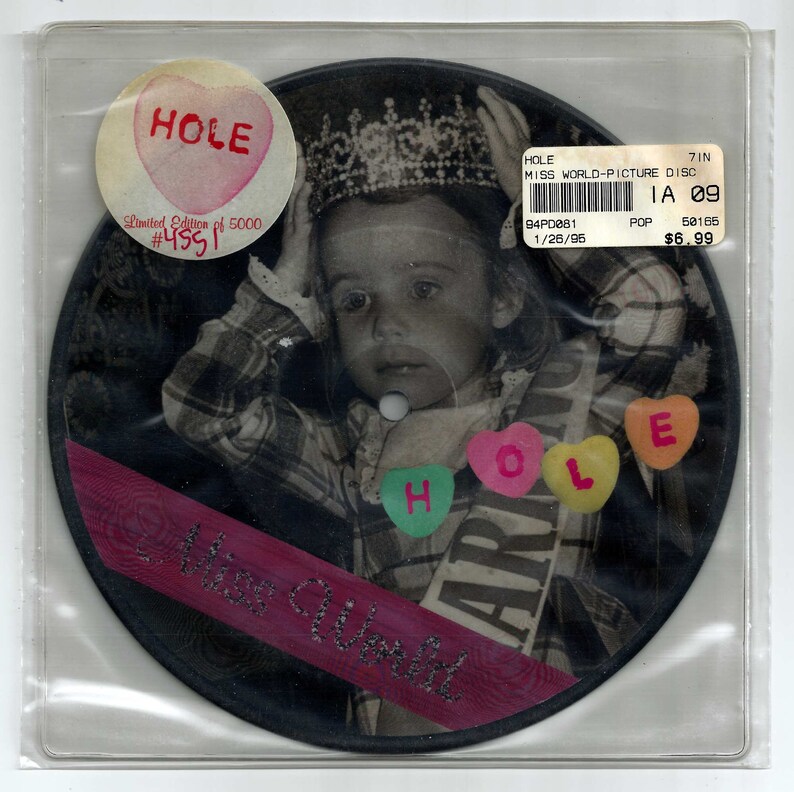 Hole - Miss World/over the Edge - 7" Single - 45rpm - 1994 - Etsy