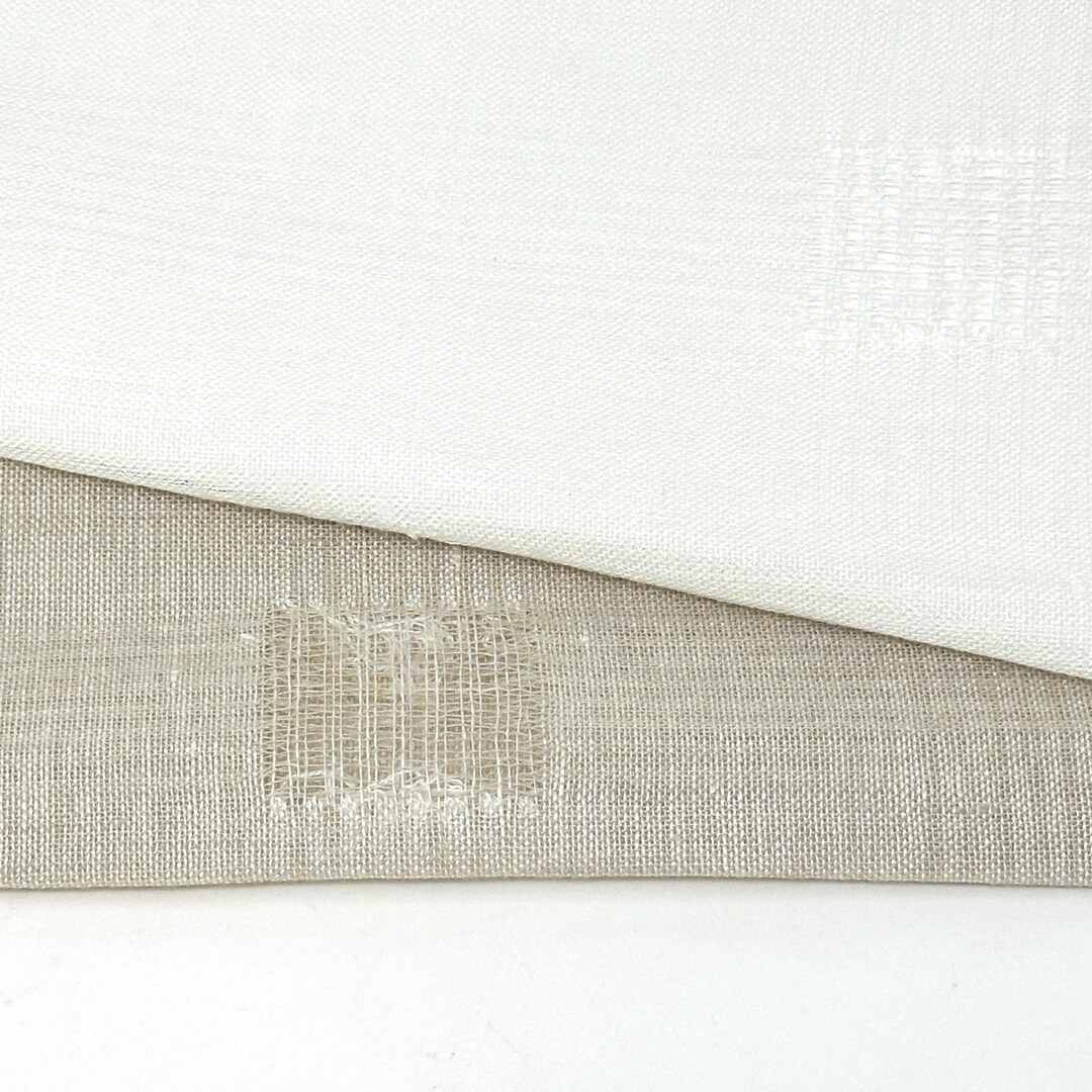 Square Tear-off Modern Geometric Blend Linen Sheer Fabric by the Yard ...